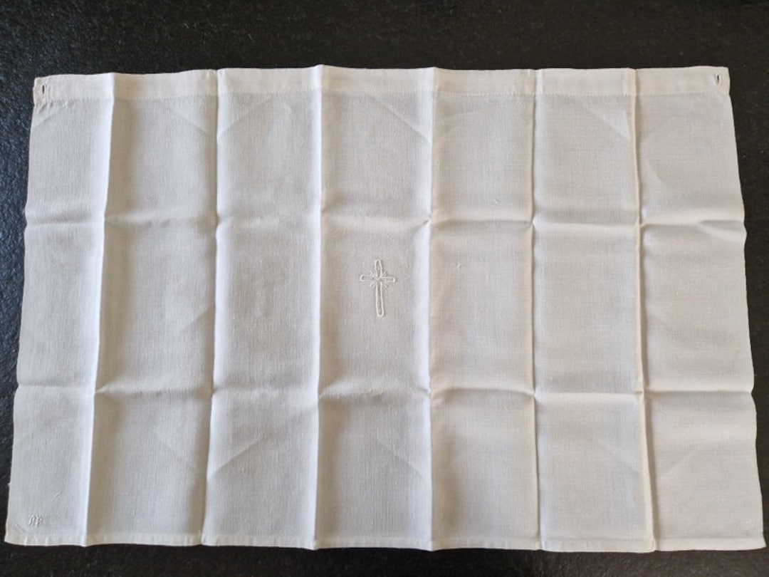 Priest's Amice in Linen Decorated With a Radiant Cross - Etsy
