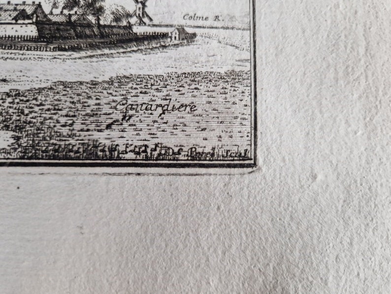 17th Century Copper Engraving fort De Linck by Sébastien De Pontault De ...