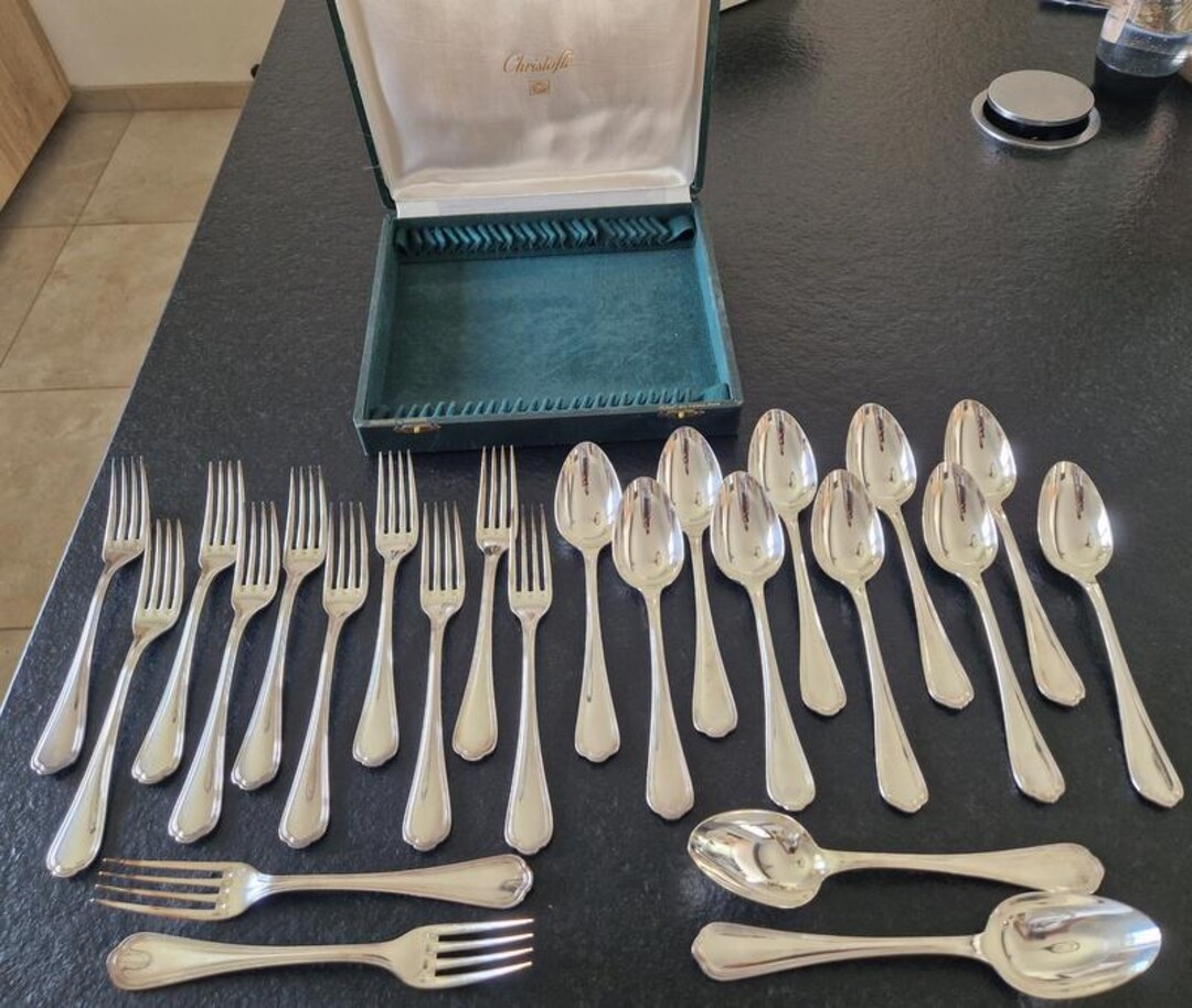 Master Goldsmith: Christofle, Paris Series of 12 Table Settings ...