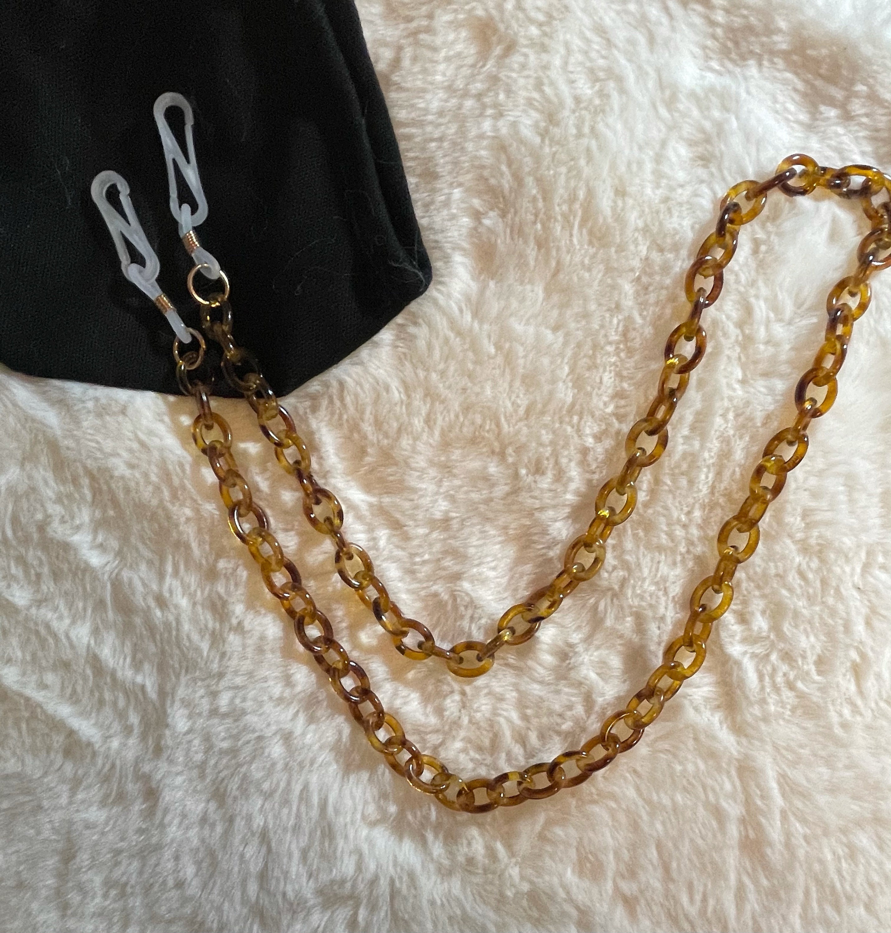 Acrylic Link Chain Face Mask Necklace, Holder, Chain. Perfect Gift For ...