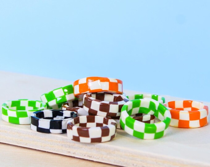 Cow Print Ring - Etsy