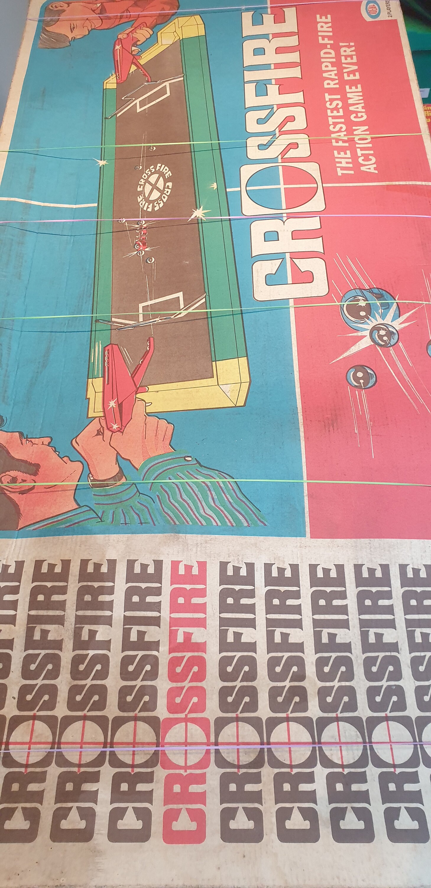 Vintage Crossfire Game Ideal 1971 Crossfire the Rapid Fire Action ...