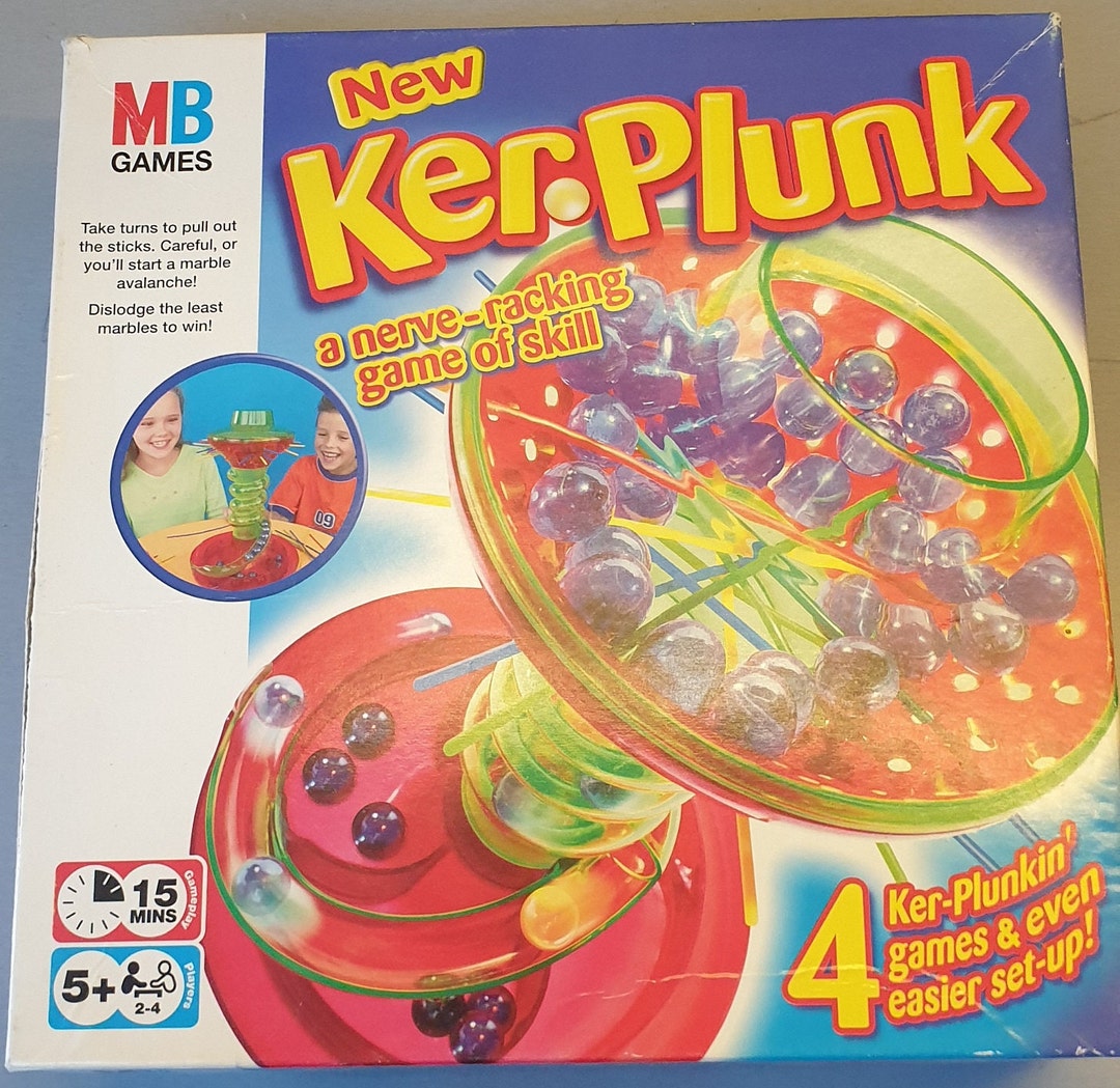 Ker-plunk Kerplunk Game 2004 Good Condition Complete Vintage MB Games ...