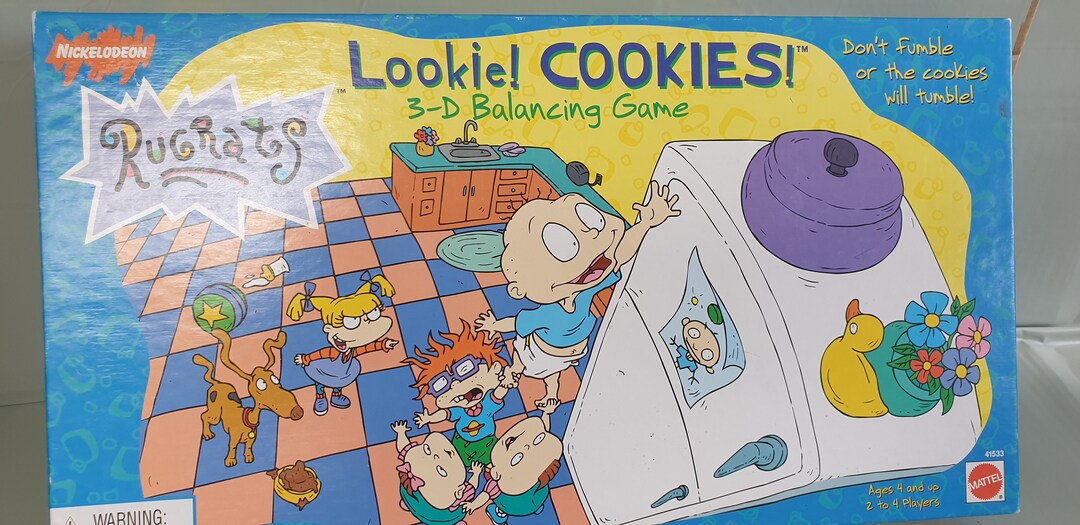 Vintage Rugrats Lookie Cookies 3-D Board Game by Mattel 1998 Complete ...