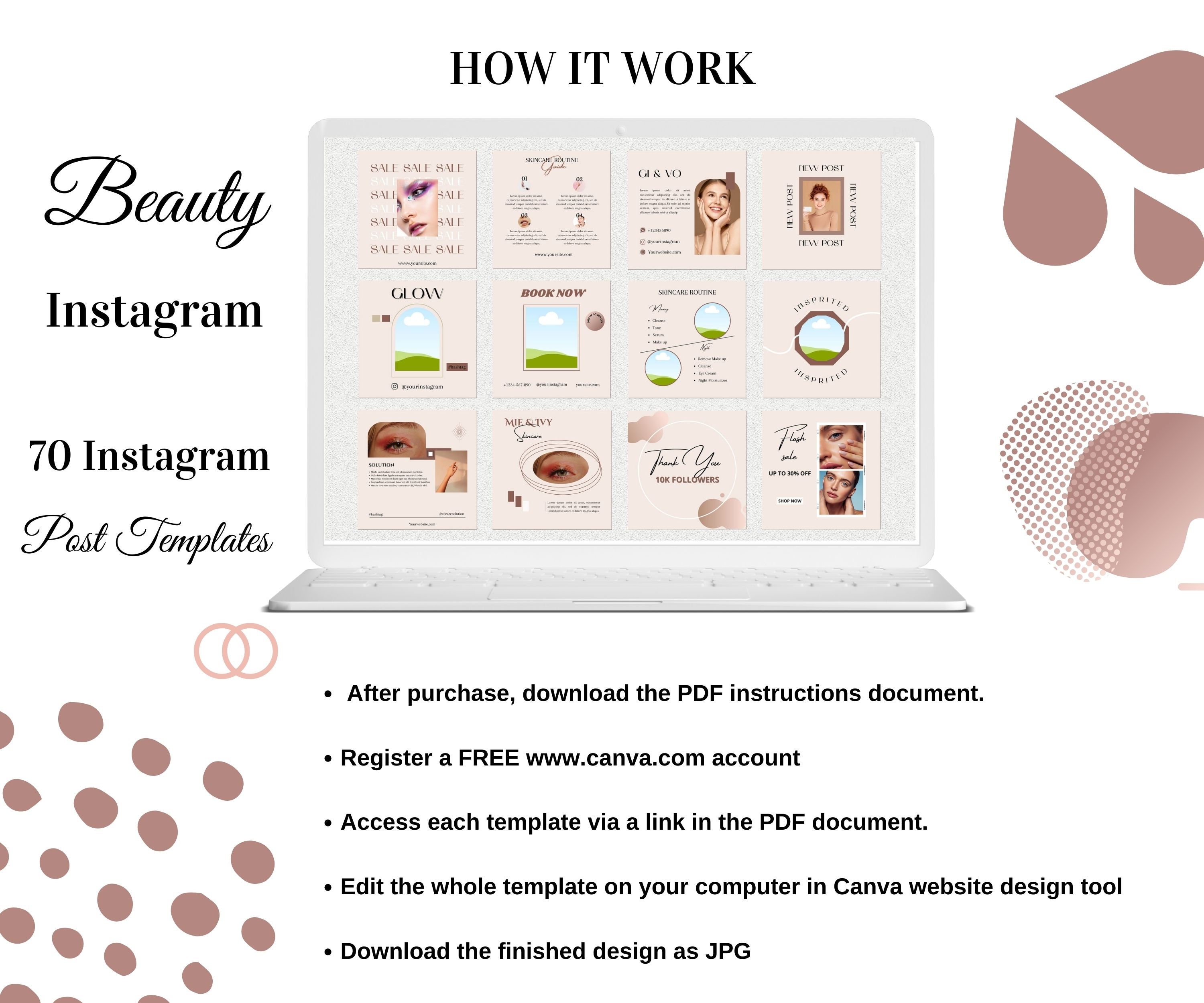 70 Esthetician Instagram Posts Esthetician Instagram - Etsy