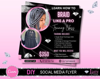 Braids Special Flyer Braids Flyer Flyer for Braids Hair - Etsy