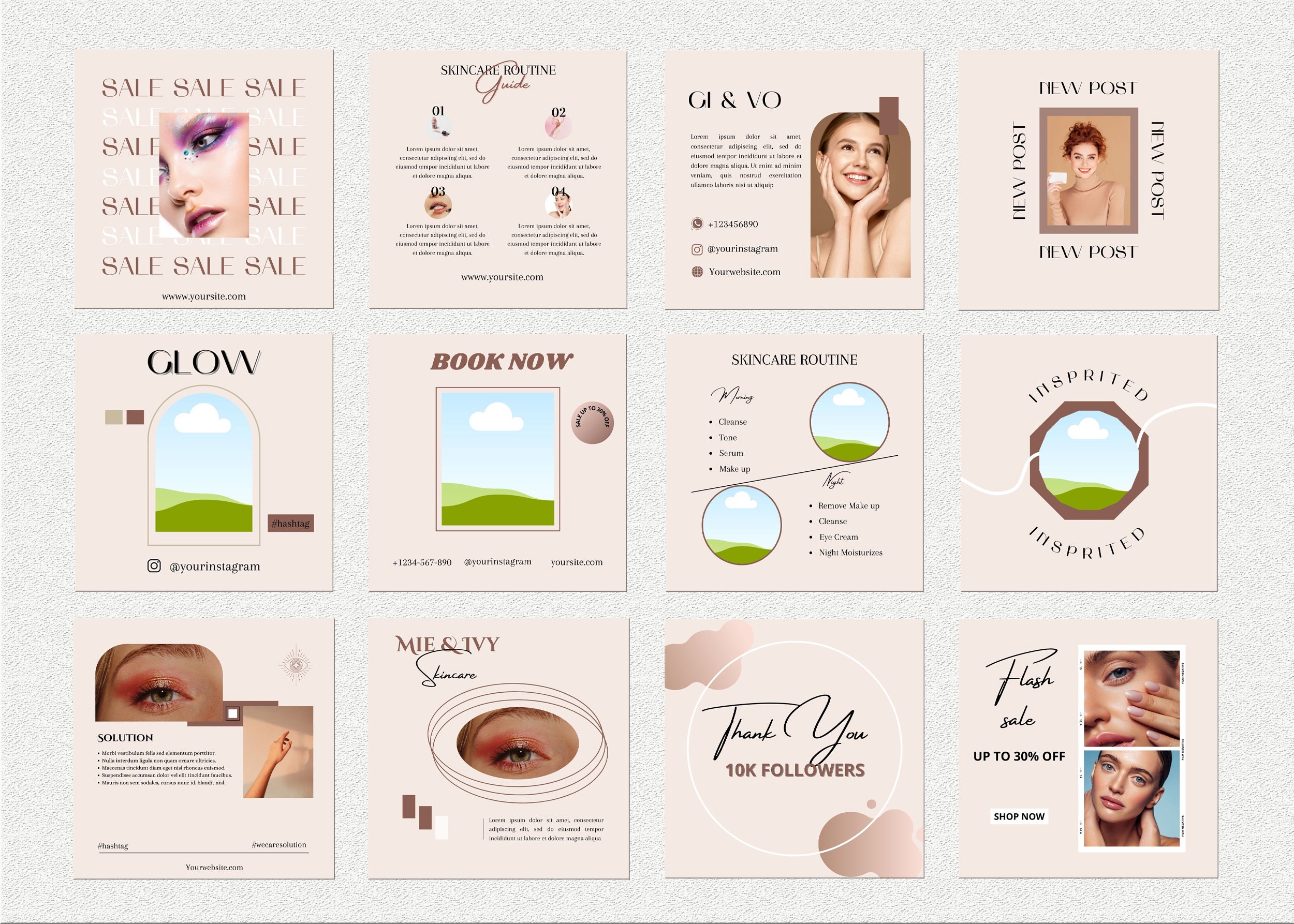 70 Esthetician Instagram Posts Esthetician Instagram - Etsy