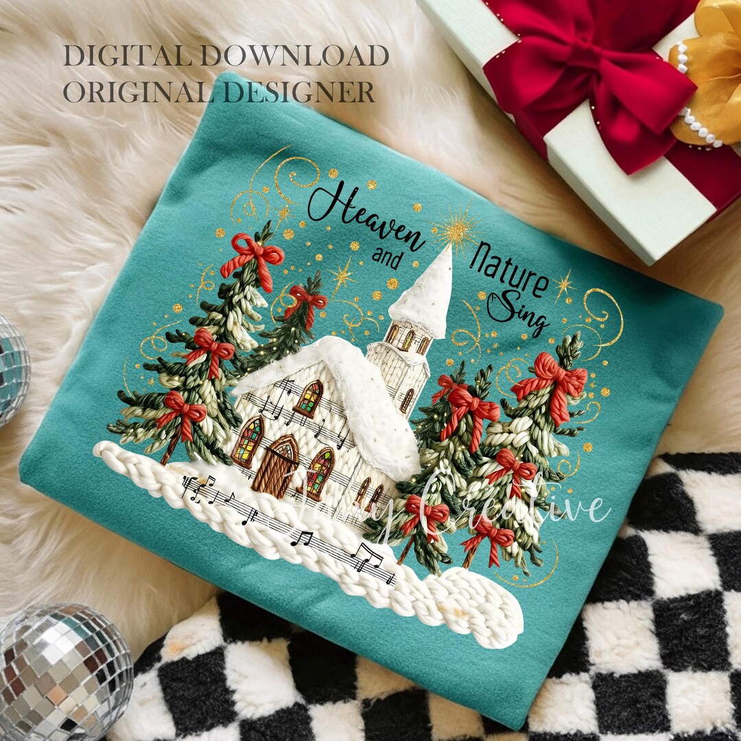 Let Heaven and Nature Sing Png, Oh Holy Night, Whimsical Christmas ...
