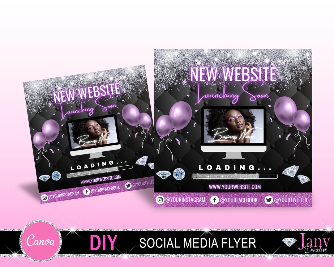 New Website Flyer, Website Launching Flyer, Website Launch Flyer, Grand ...