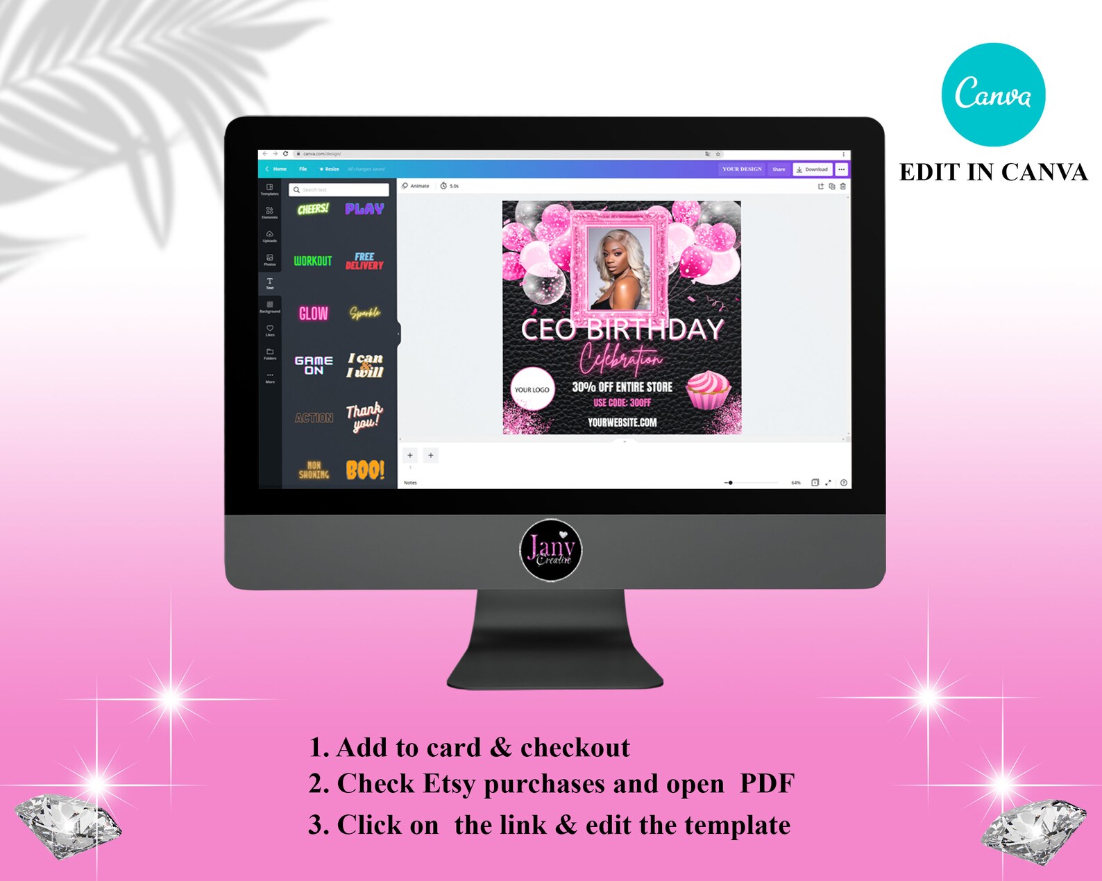 Ceo Birthday Flyer Ceo Celebration Flyer Birthday - Etsy