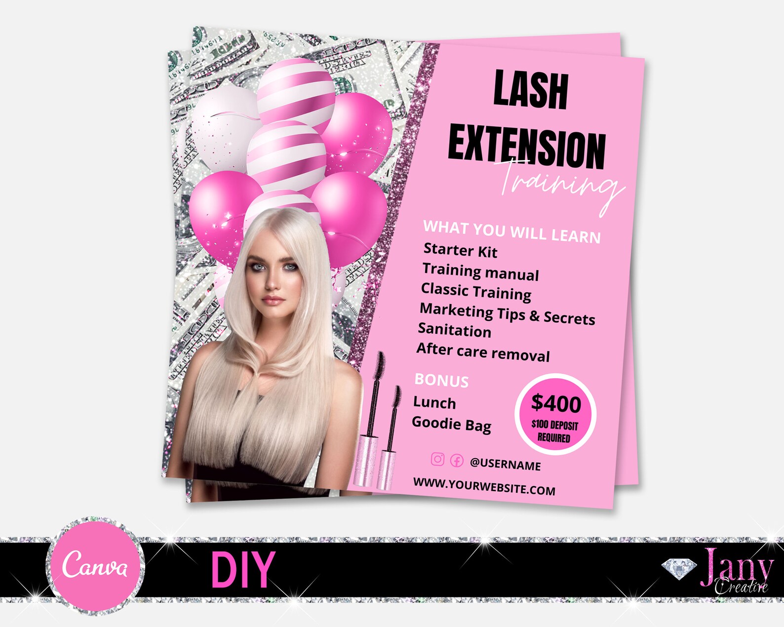 DIY Lash Training Flyer Lash Extension Training Lash Academy - Etsy