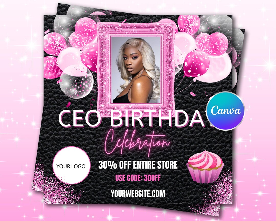 Ceo Birthday Flyer, Ceo Celebration Flyer, Birthday Celebration Flyer ...