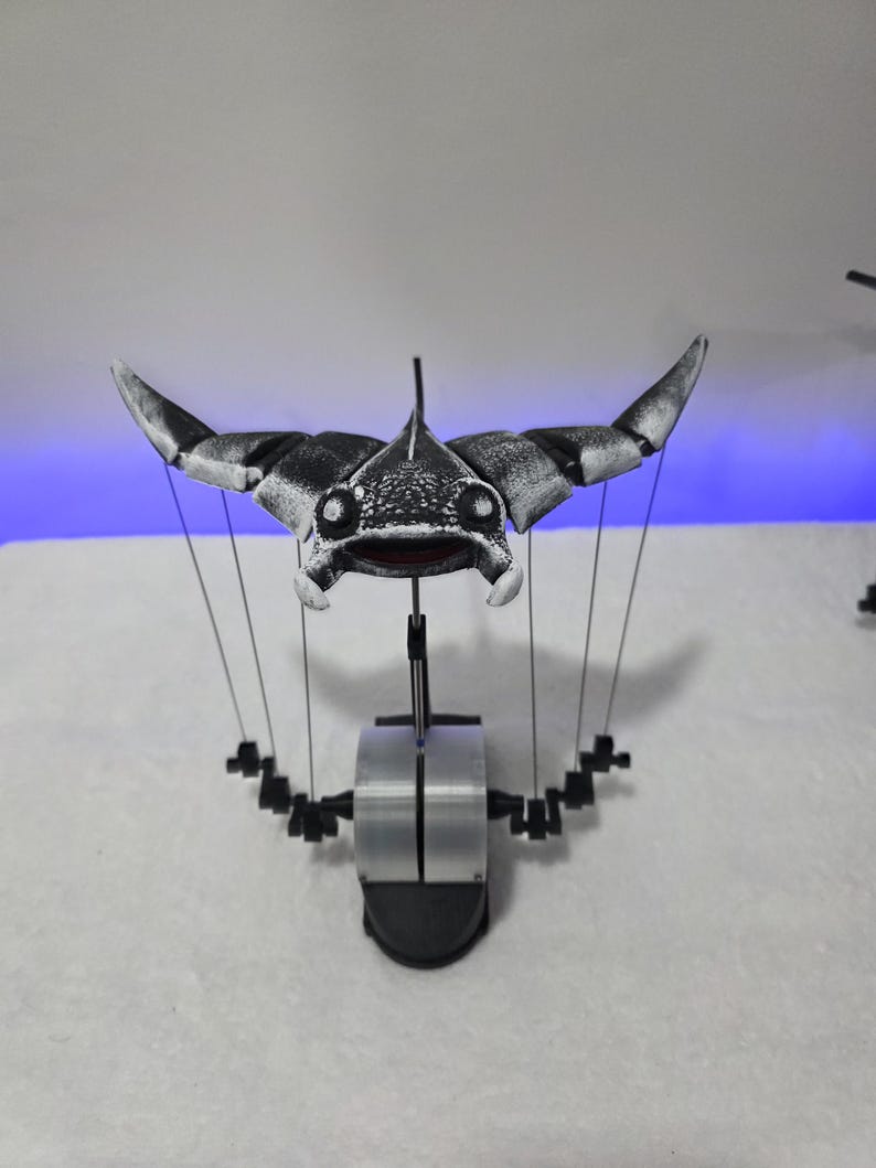 3D Printed Flying Manta Ray - Etsy