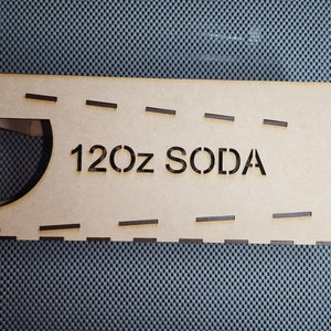 12 Oz Soda Can Organizer Laser Cut - Etsy