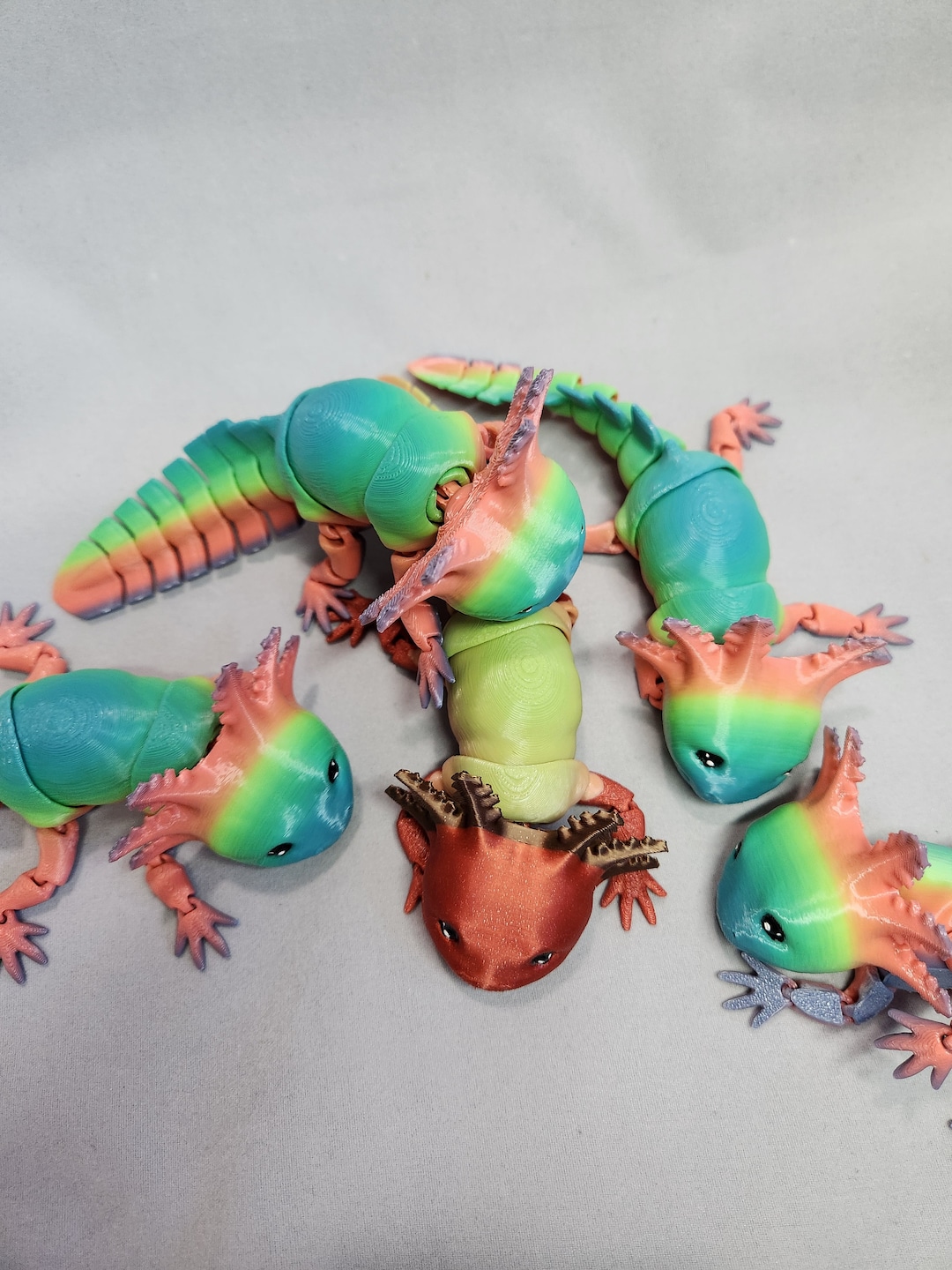 3d-printed Mini Axolotl Statue. - Etsy