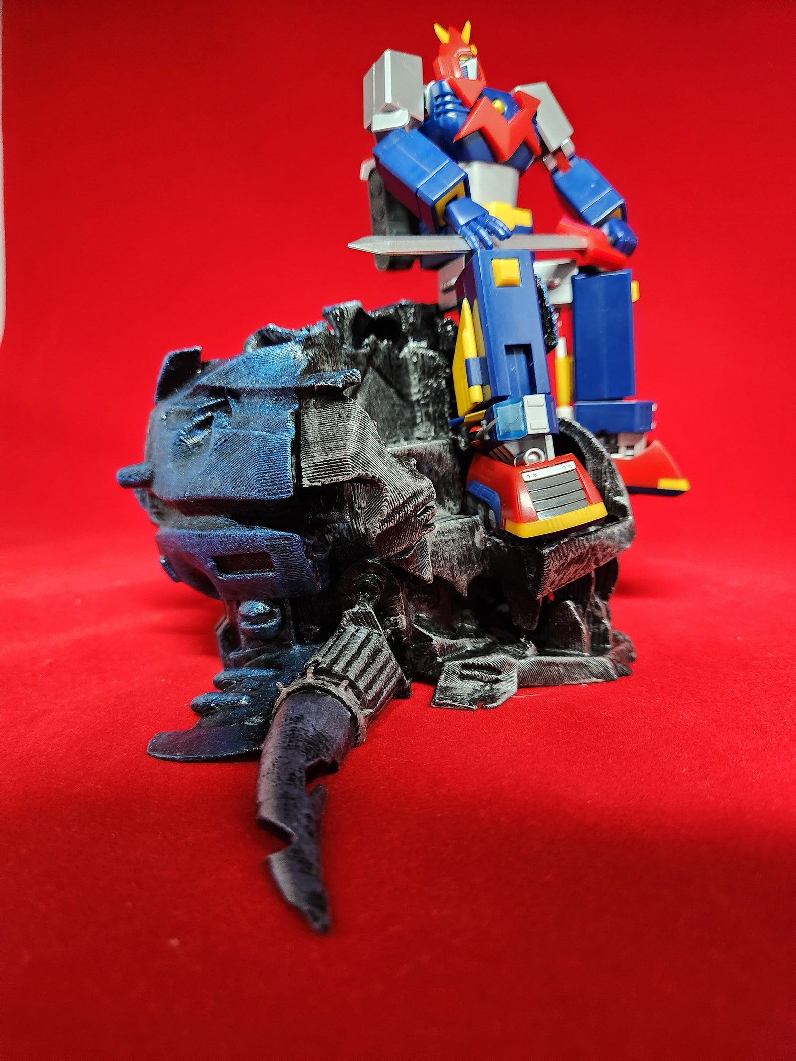 Boazanian Skull Ship Display Base for Voltes V Mini. - Etsy