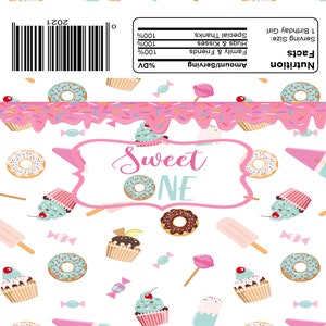 Sweet One Candy Bar Sweet One Candy Wrapper Sweet One - Etsy
