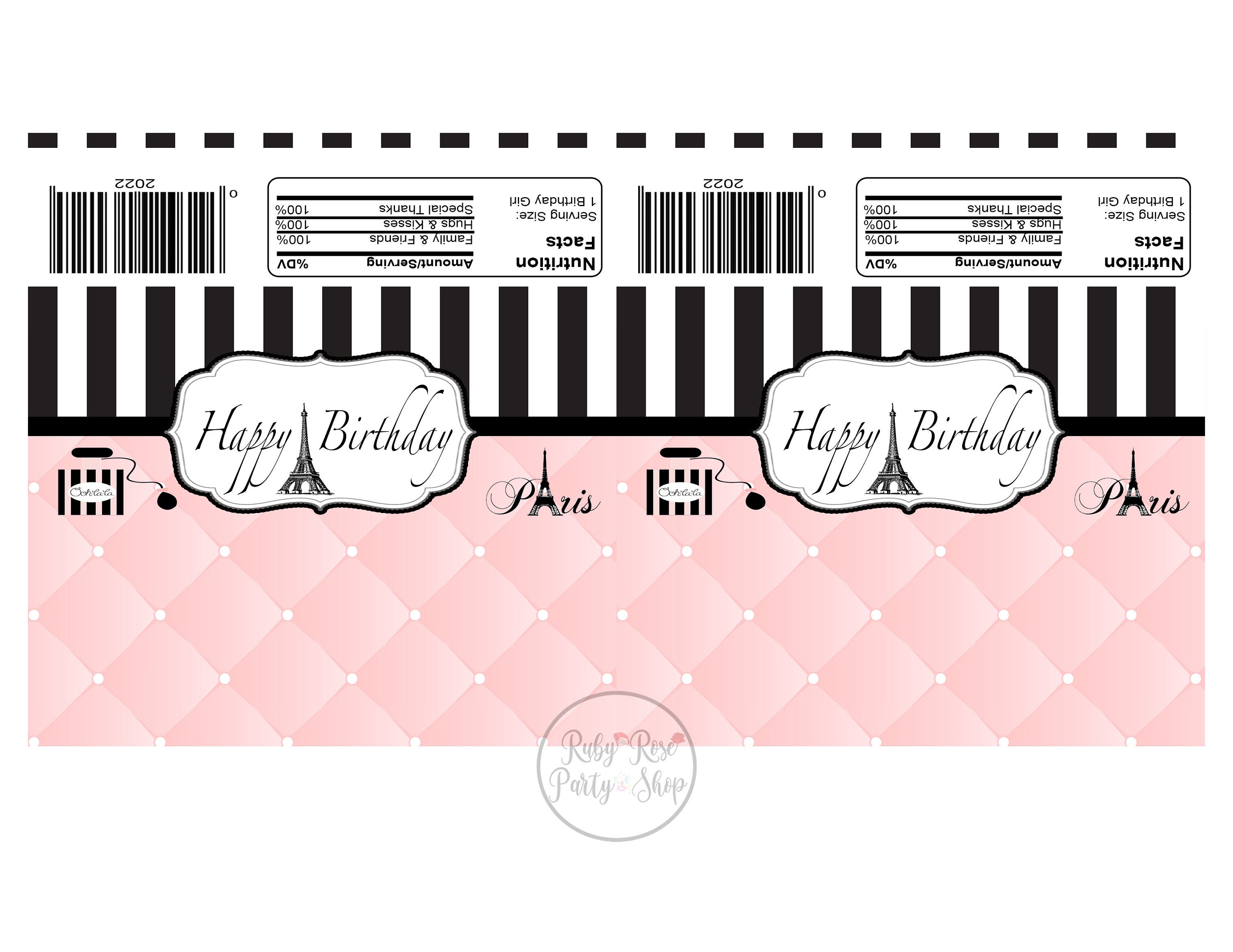 Paris Candy Bar- Paris Theme Candy Bar- Custom Candy Bar- Paris Party ...