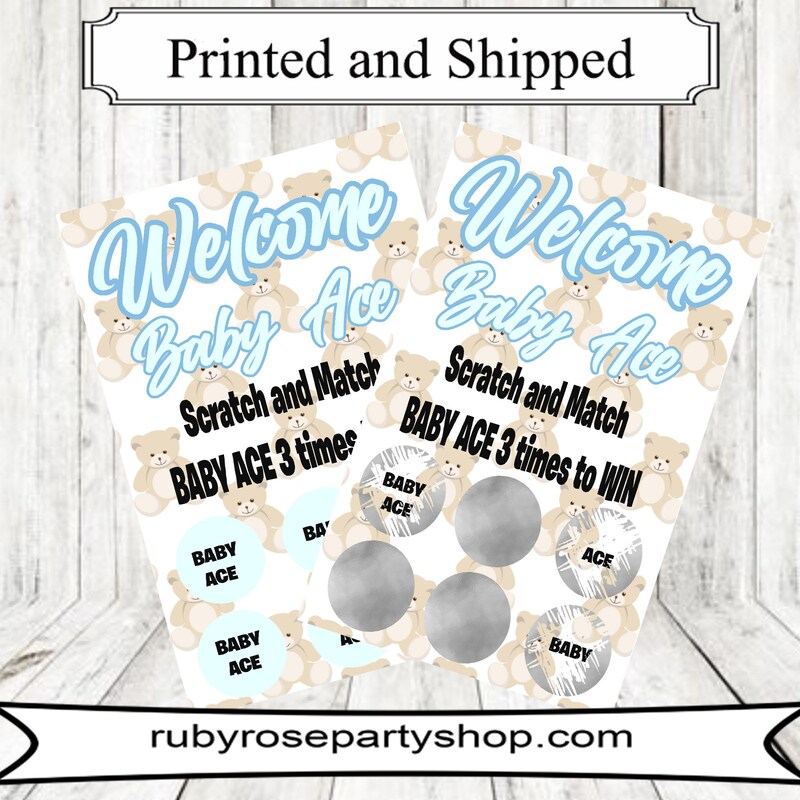 Baby Shower Scratch - Etsy