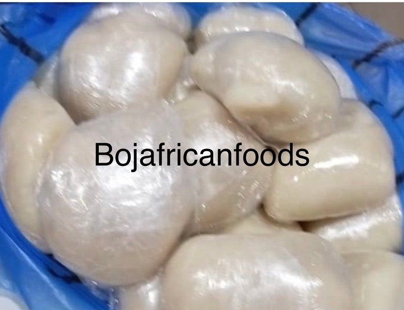 Fufu Aiyetoro/ Nigeria Fufu (cooked)-4 Wraps per Pack)- Ships Frozen ...
