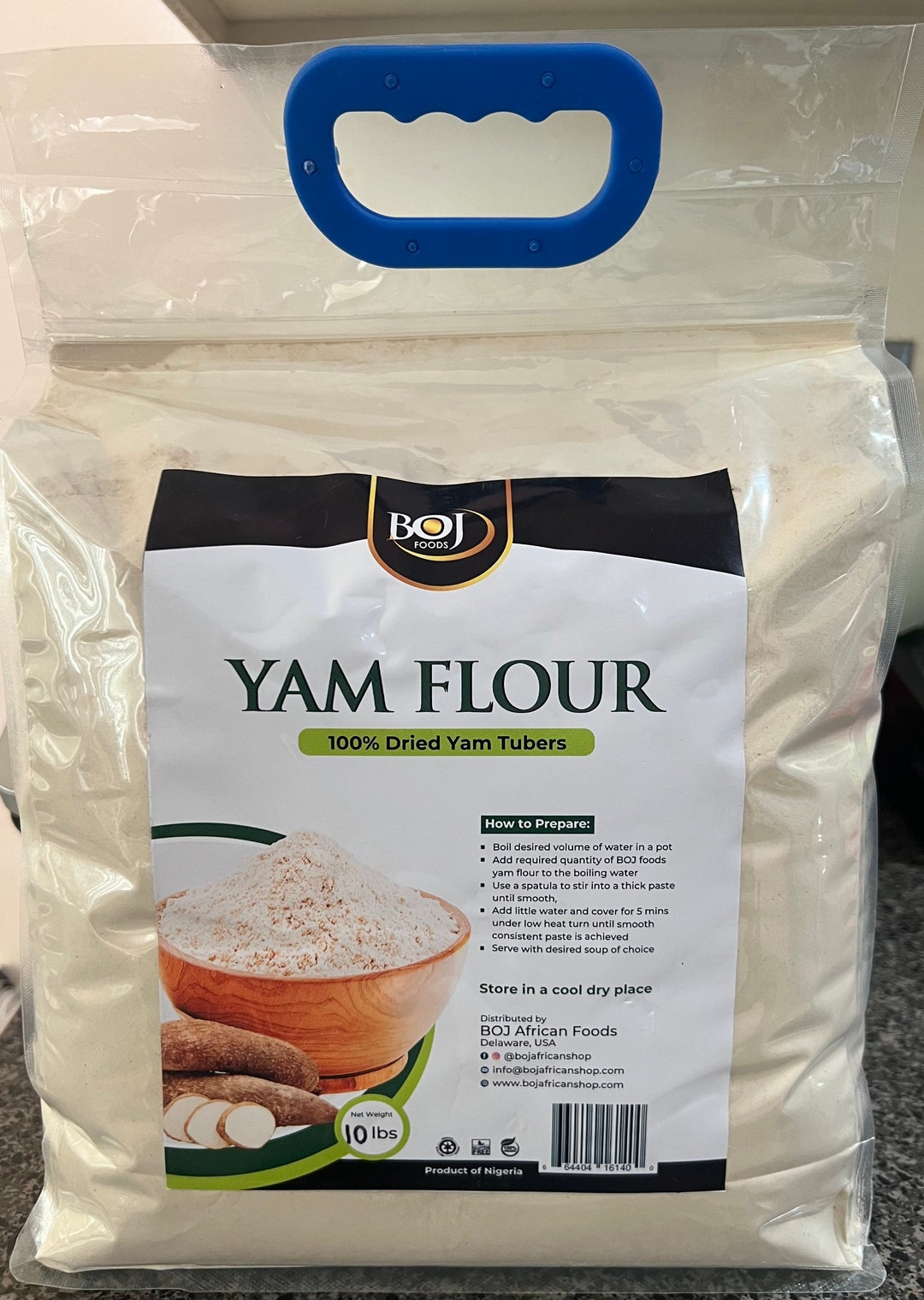 Yam Flour/ Amala Dudu/ Elubo Isu- 4lbs & 10lbs - Etsy