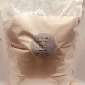 Yam Flour/ Amala Dudu/ Elubo Isu- 4lbs & 10lbs - Etsy