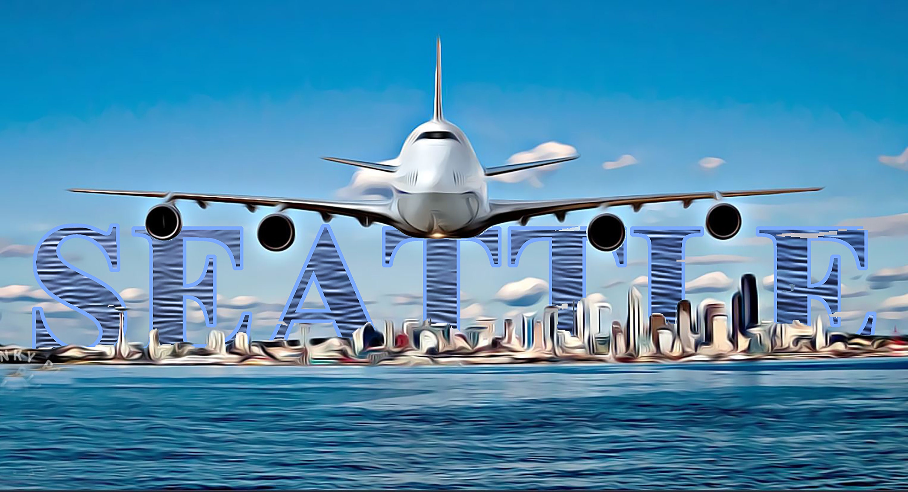 Seattle Boeing Flight Mouse Pad - Etsy