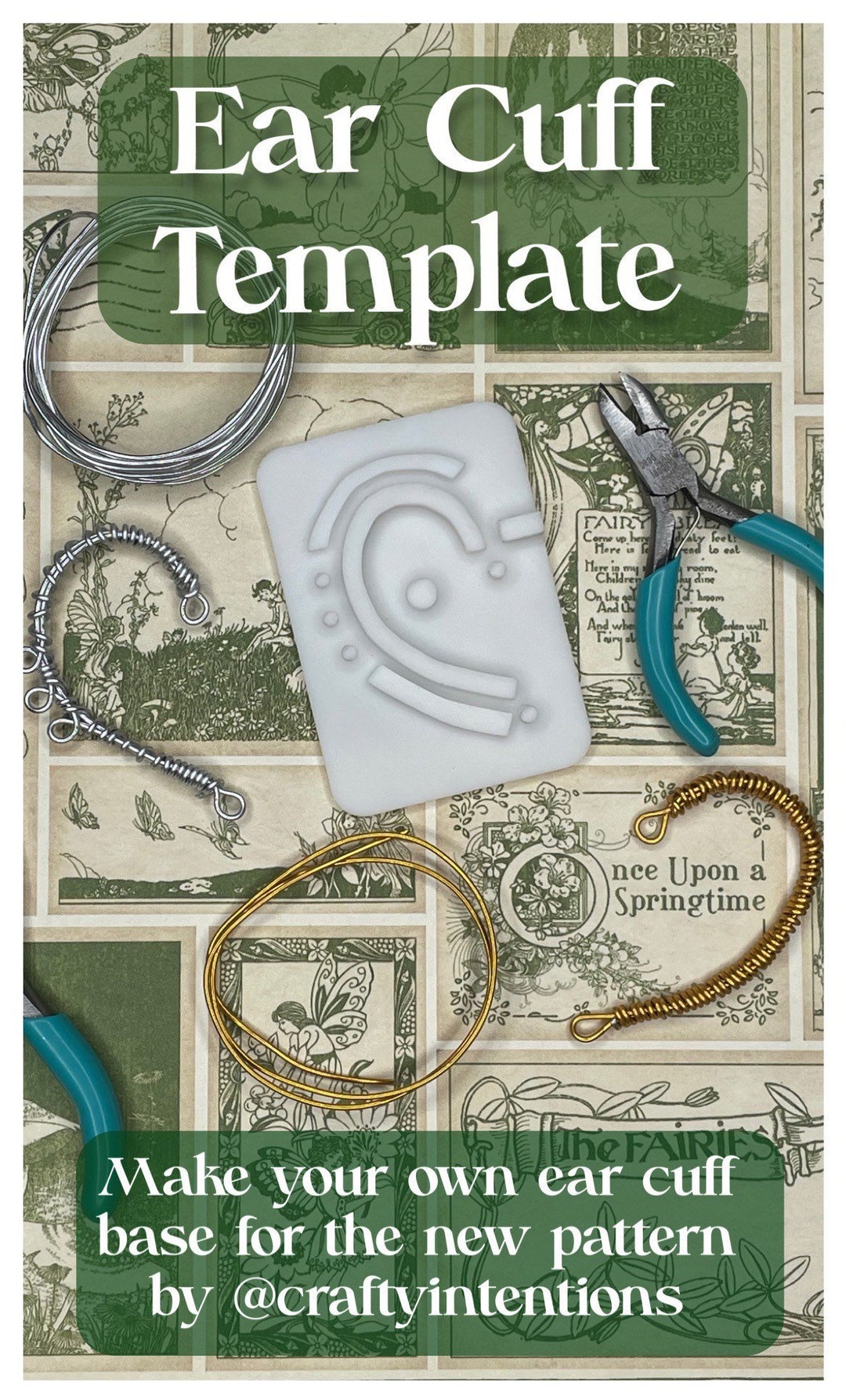 Ear Cuff Template Make Your Own Earcuff Base Wire Wrapped - Etsy