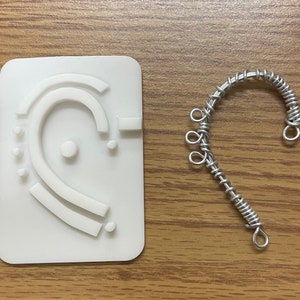 Ear Cuff Template, Make Your Own Earcuff Base, Wire Wrapped Ear Cuff ...