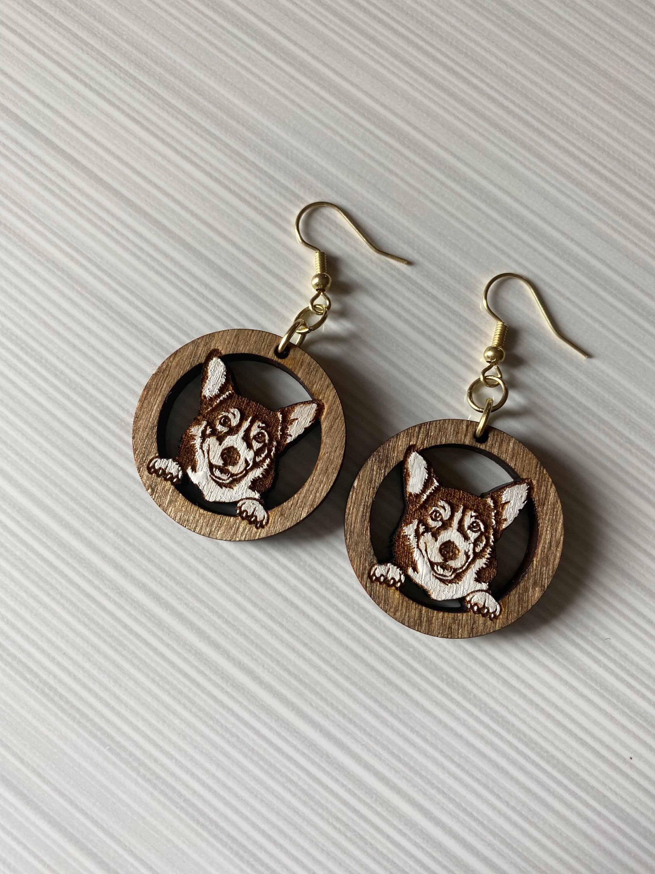 Laser File-instant Download Corgi Round Design - Etsy
