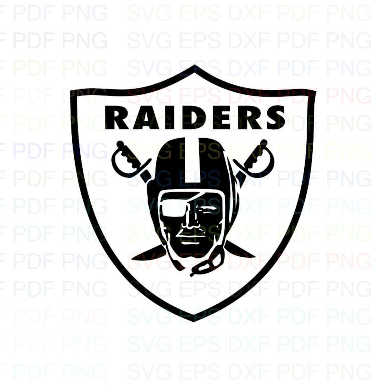 Raiders Logo Raiders SVG PNG Oakland Raiders Silhouette Svg | Etsy