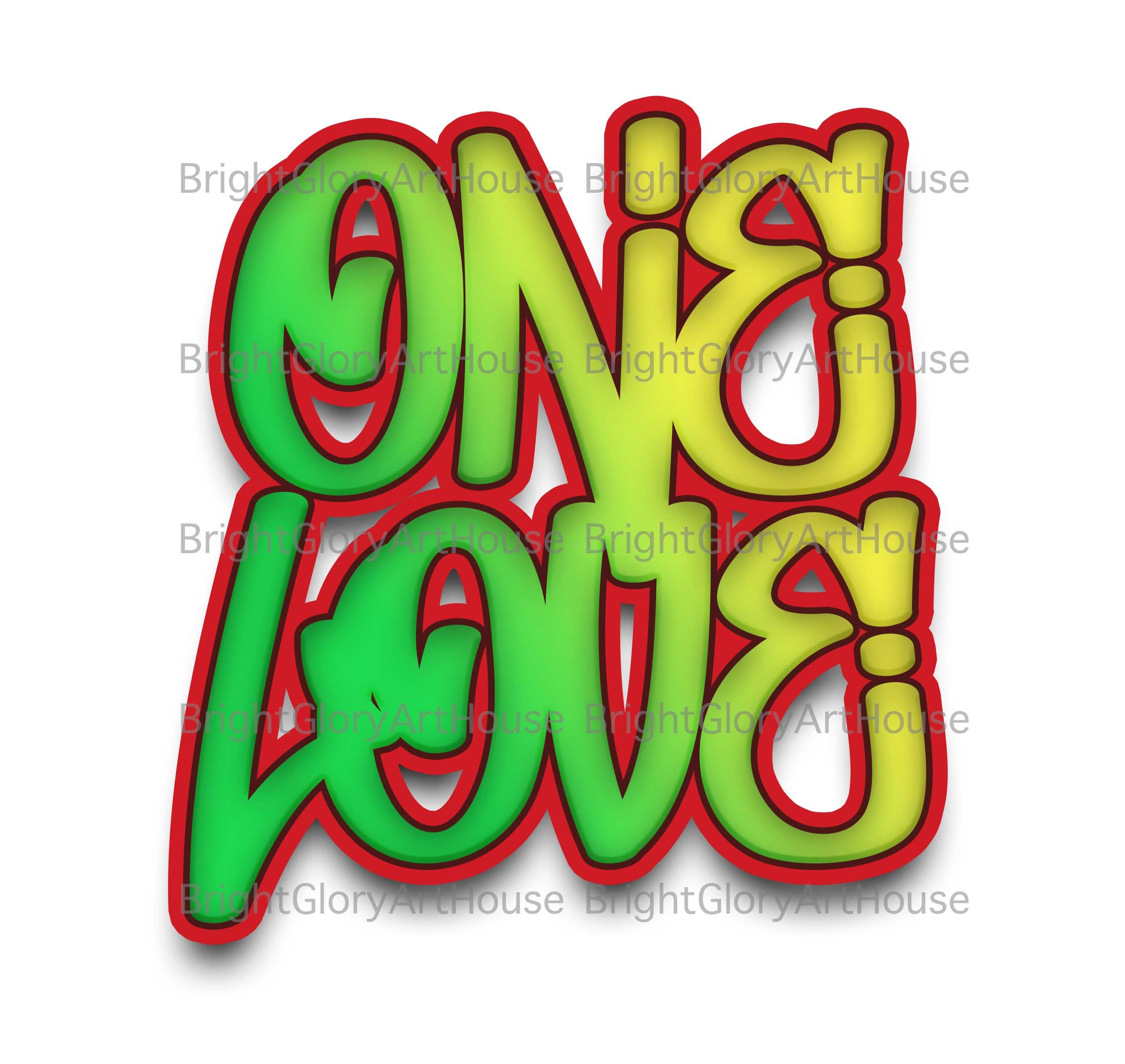 One Love PNG Digital Download Weed Leaf Celebrate Cannabis Smoke Art ...