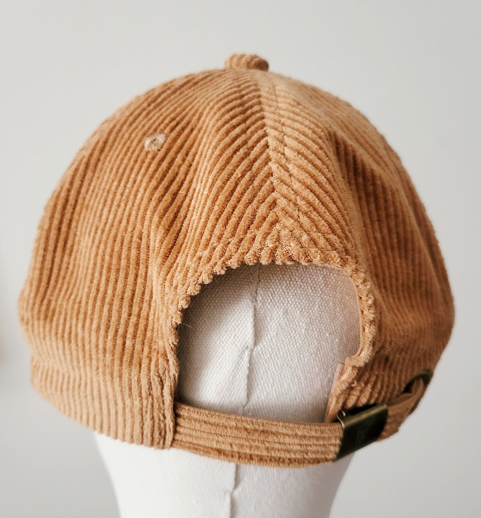 VNTG Corduroy Baseball Hat - Puff Embroidery, Vintage Gift, Business ...
