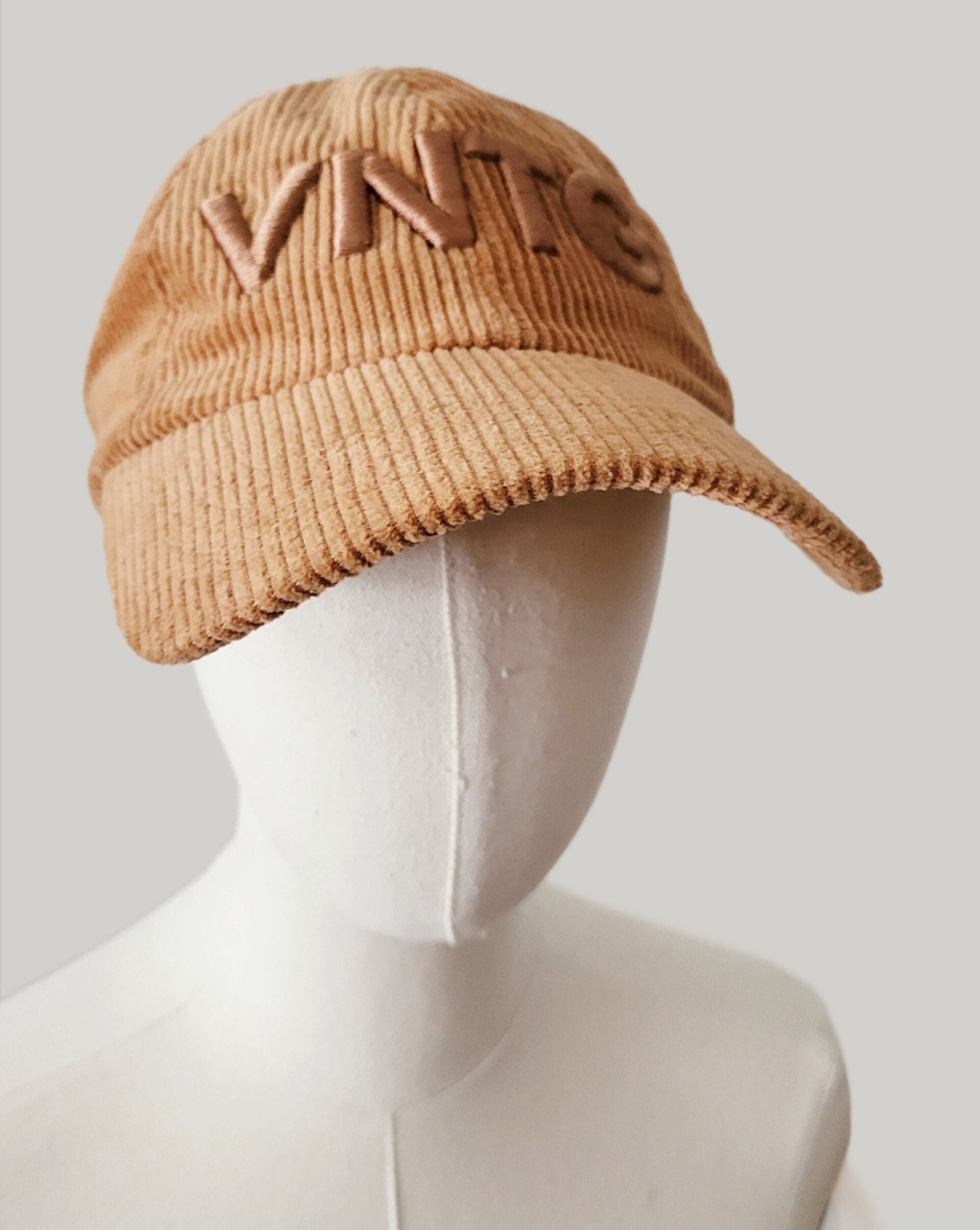 VNTG Corduroy Baseball Hat - Puff Embroidery, Vintage Gift, Business ...