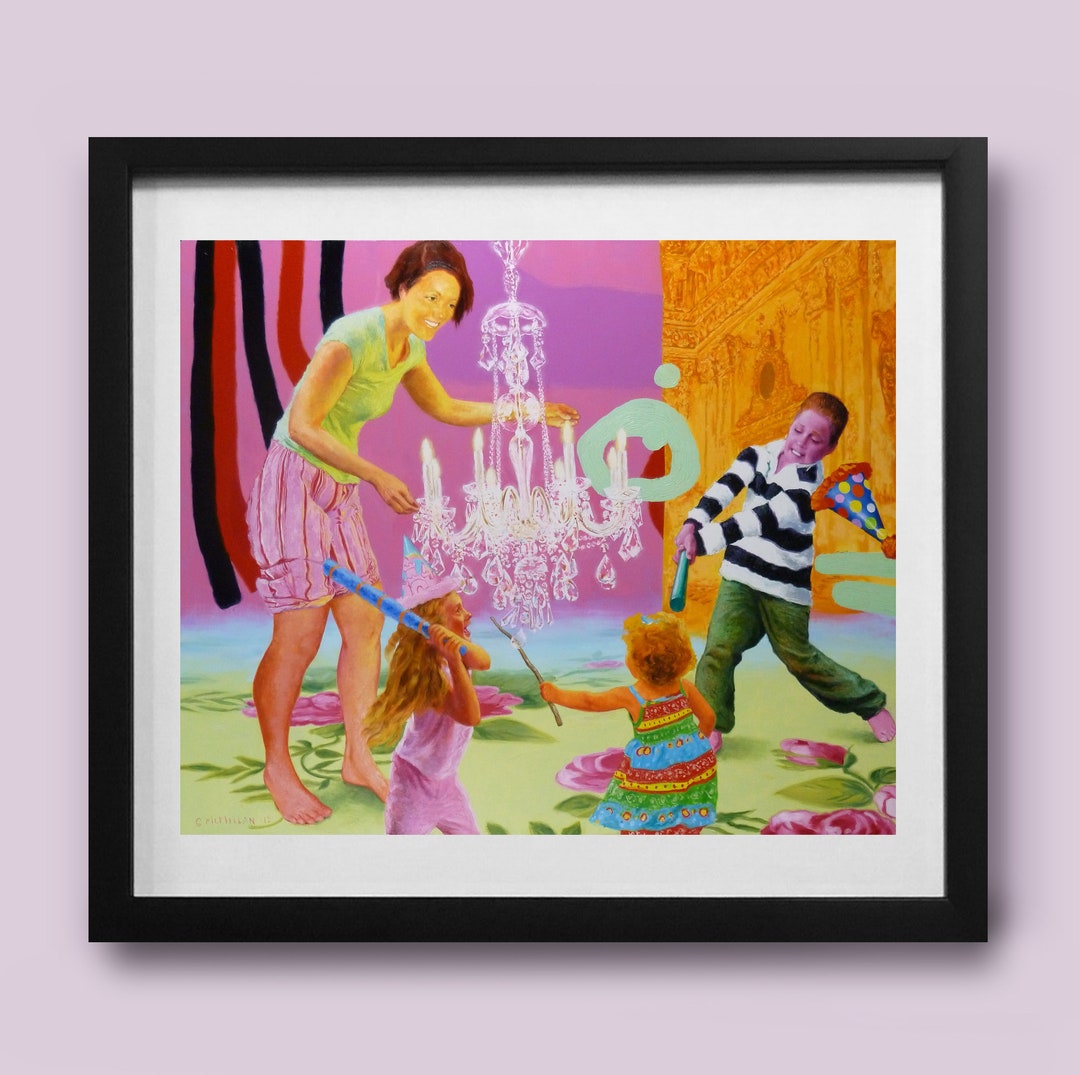 Piñata- Weird Realistic Art Print of a Surreal Original Painting, This ...