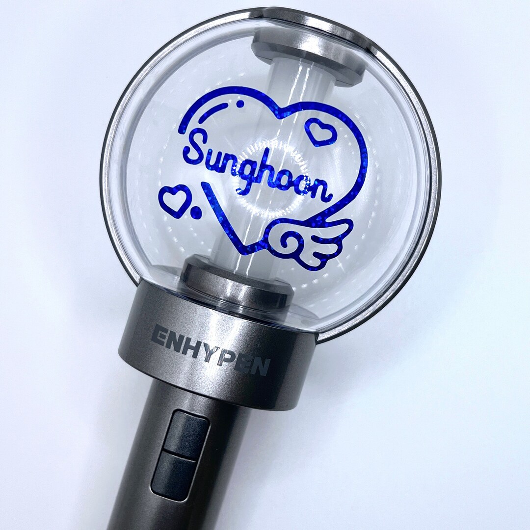 Enhypen K-pop Lightstick Holographic Vinyl Decal Sticker - Etsy