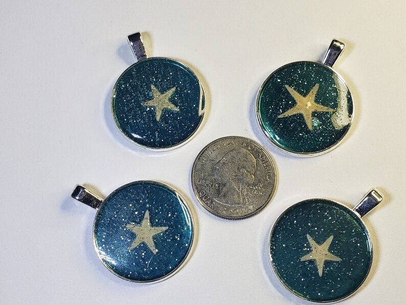 Starfish Sparkle Pendant - Etsy