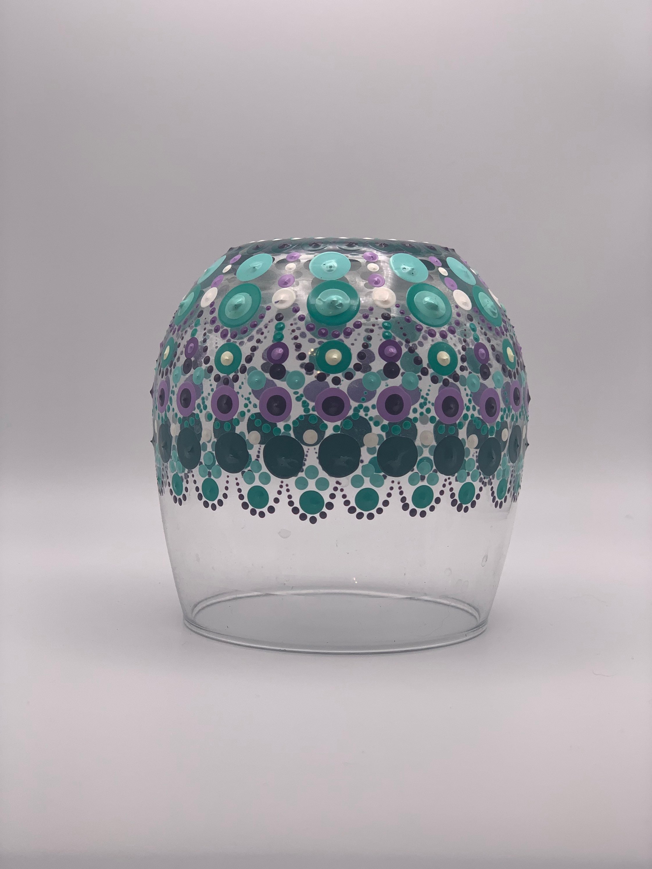 Hand-painted Glass - Etsy