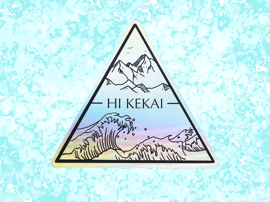 3" Holographic Hi Kekai OG Logo Vinyl Sticker, Waterproof Sticker ...