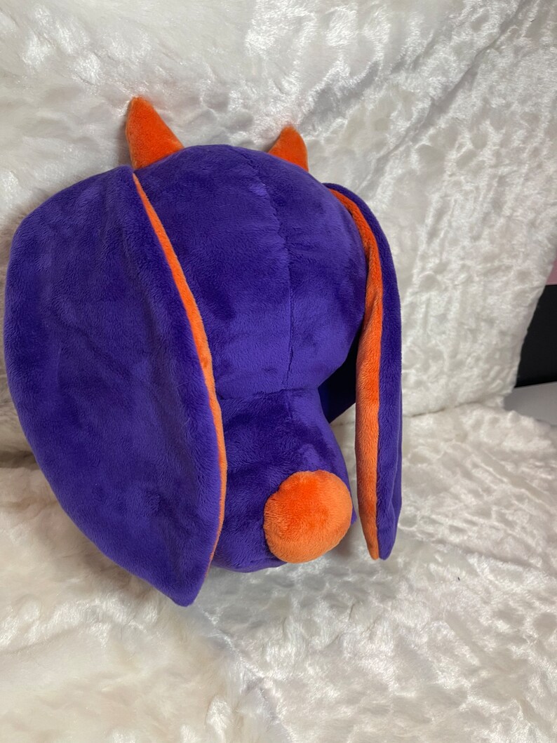 Purple Demon Bunny Plush - Etsy