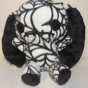 Spider Web Zombunny Plush - Etsy