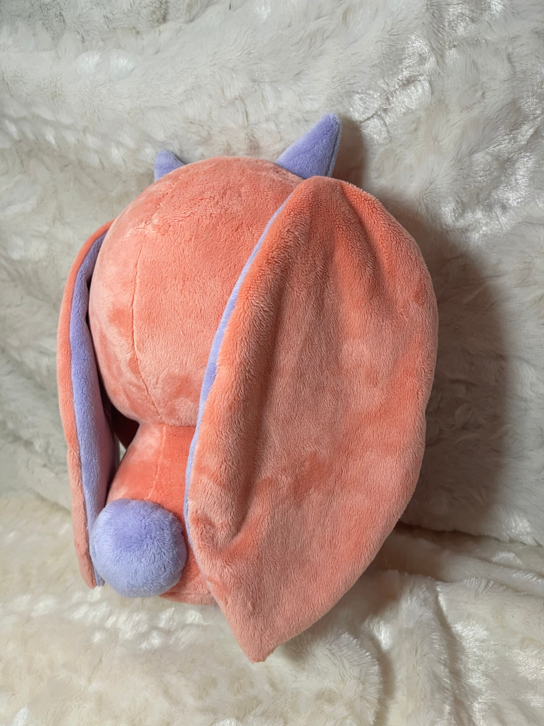 Light Orange Demon Bunny Plush - Etsy