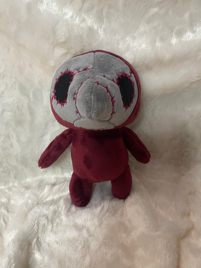 Stitched Maroon Plague Plush - Etsy