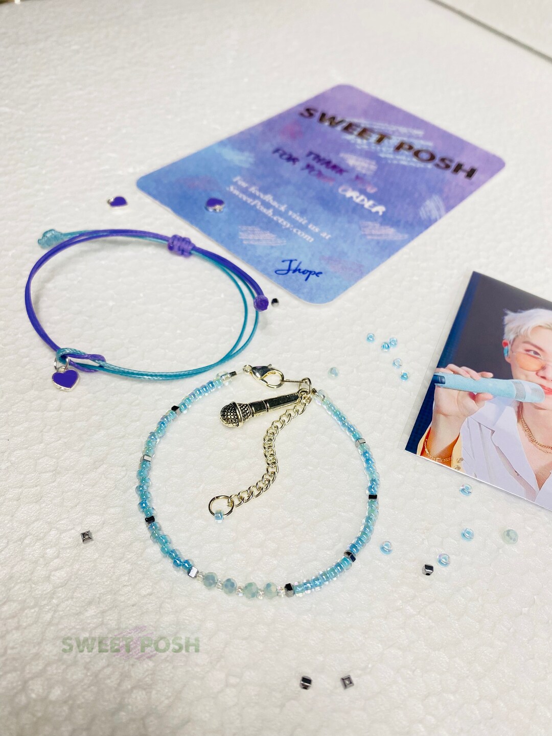 NEW Jhope BTS Inspired Mic Bracelet PTD Version Bts Inspired Bracelet ...