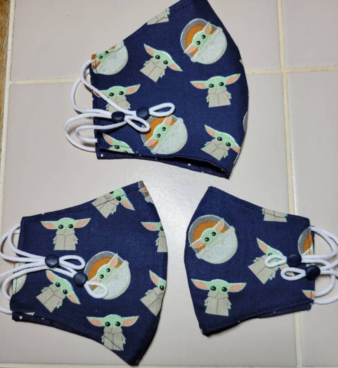 Mandalorian Baby Grogu the Child Face Masks - Etsy