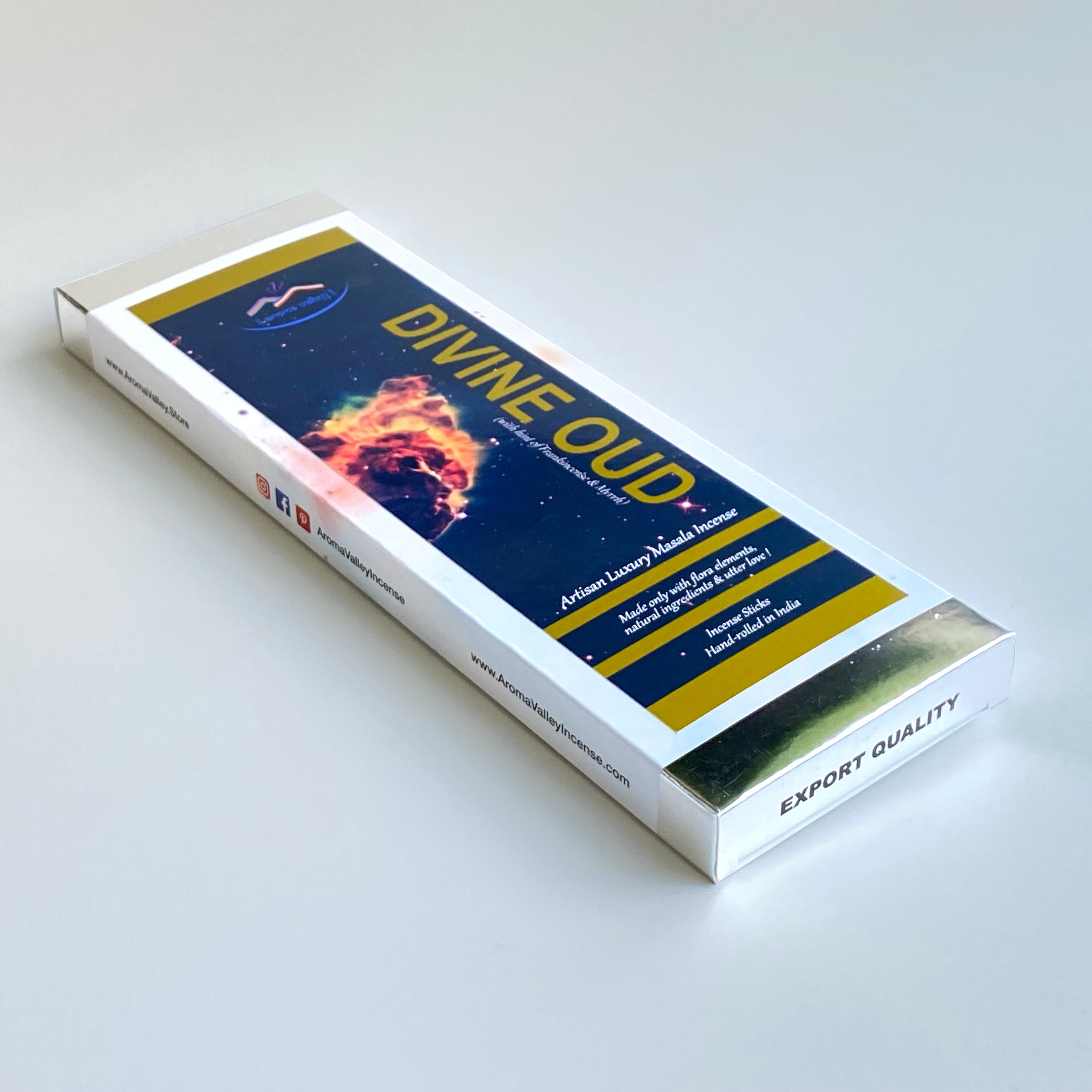 Divine Oud Masala Incense Sticks Agarwood With a Hint of Frankincense ...