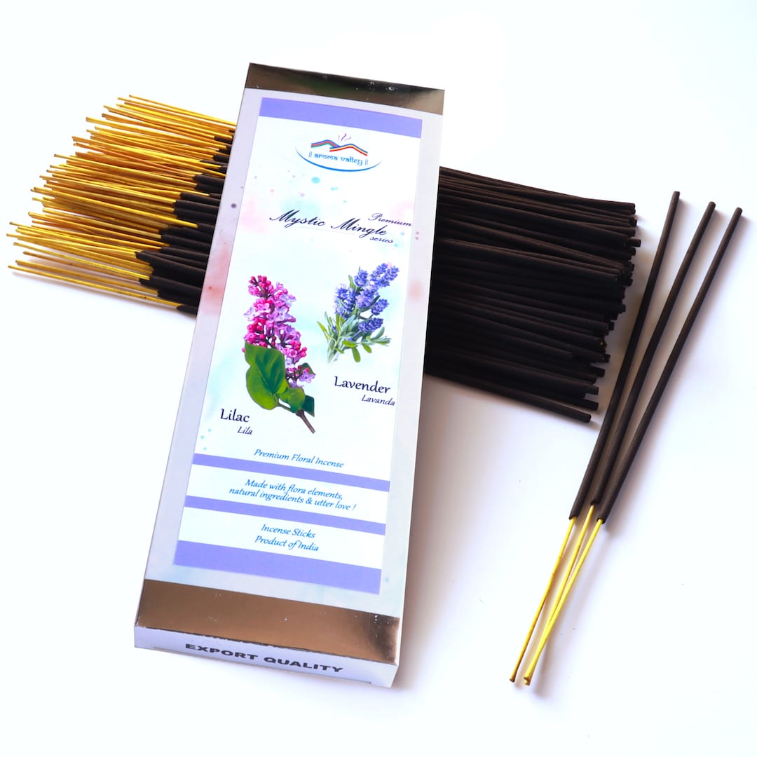 Lavender & Lilac Blend Incense Sticks | Hand-dipped | Rejuvenating ...