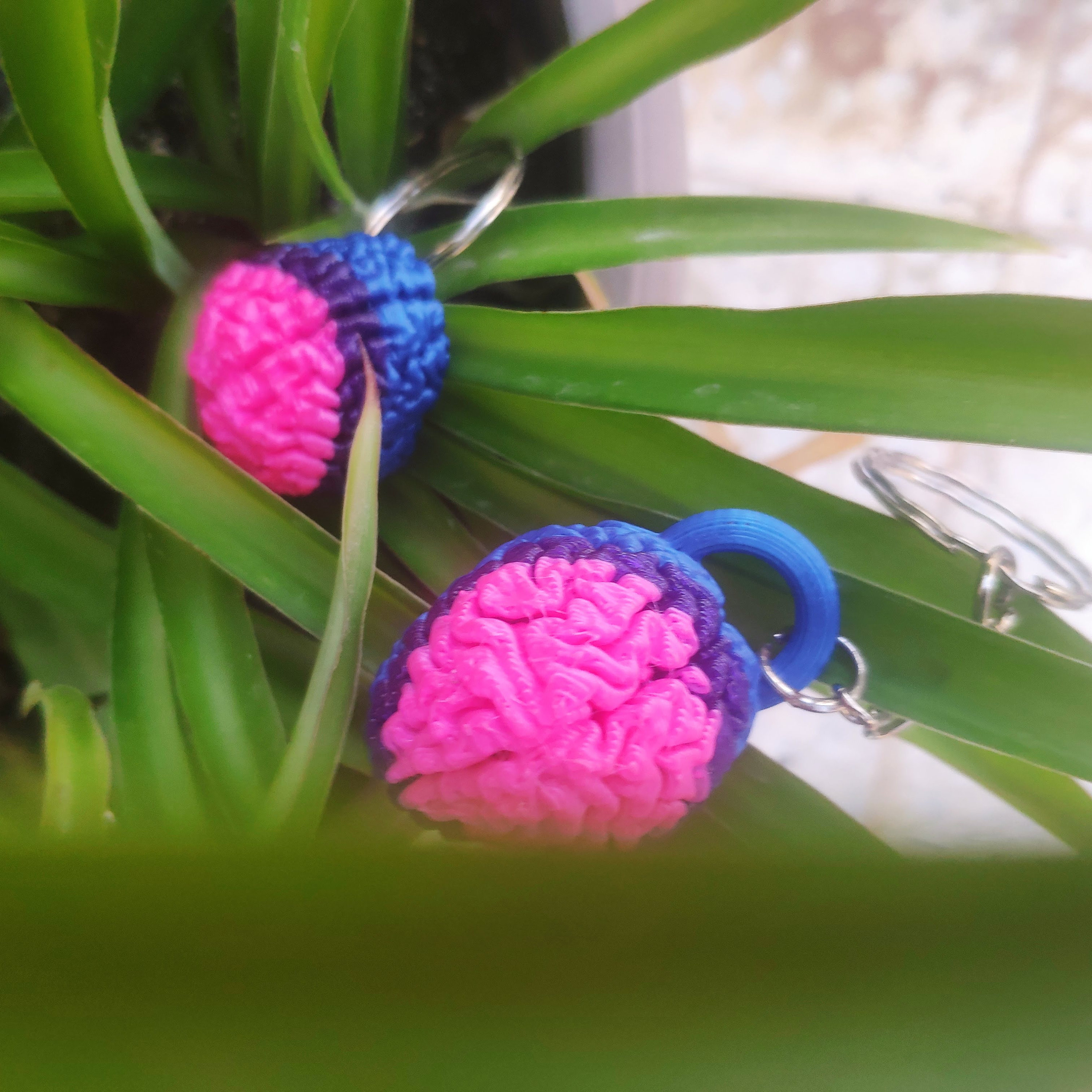 Queer Brain Keychain 3D Printed - Etsy