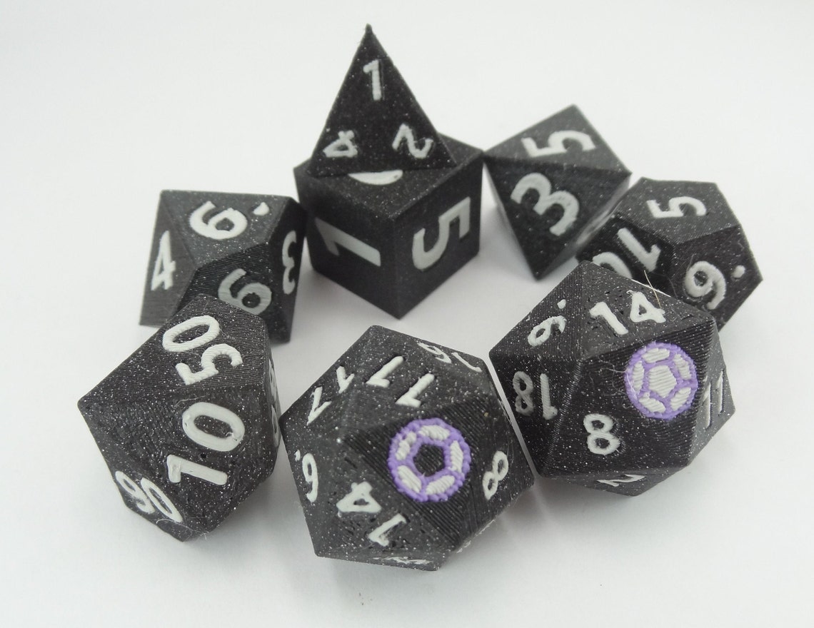 Critical Role Inspired Dice Dunamancy 3d Printed Etsy