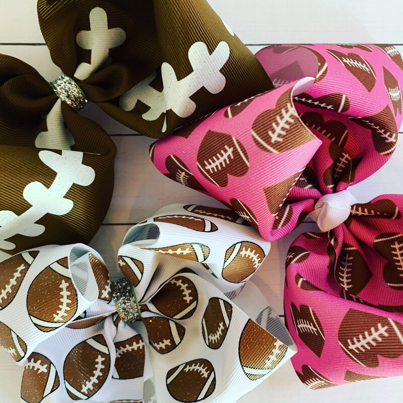 Nfl Team Hair Bows - Etsy